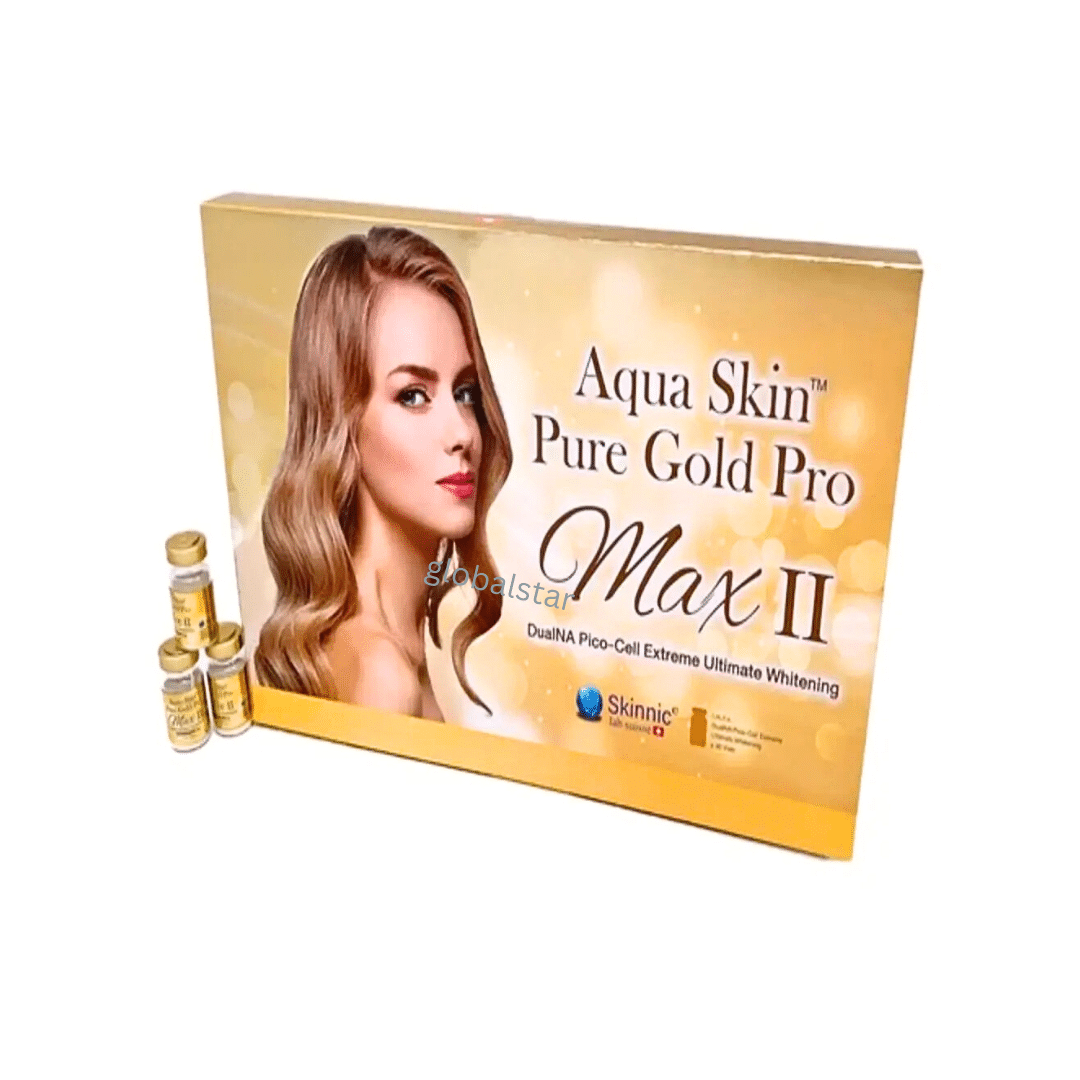 Aqua Skin Pure Gold Pro Max II Glutathione Injection - Globalstar ...